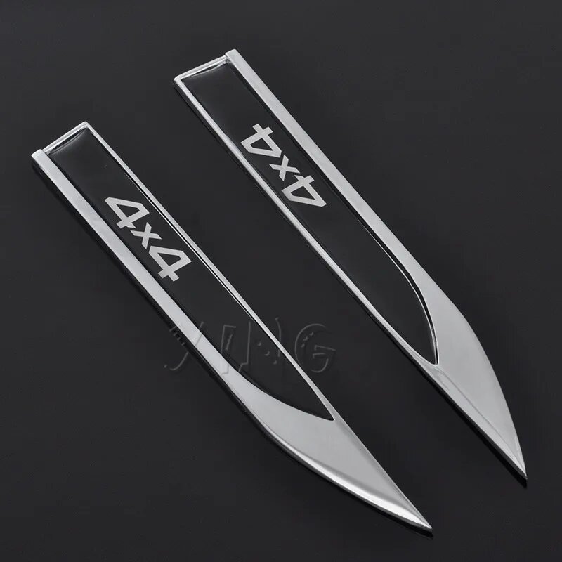 Значок с боковым крылом, эмблема, Авто Наклейка для Mercedes BMW Audi VW Nissan Ford For White 4X4