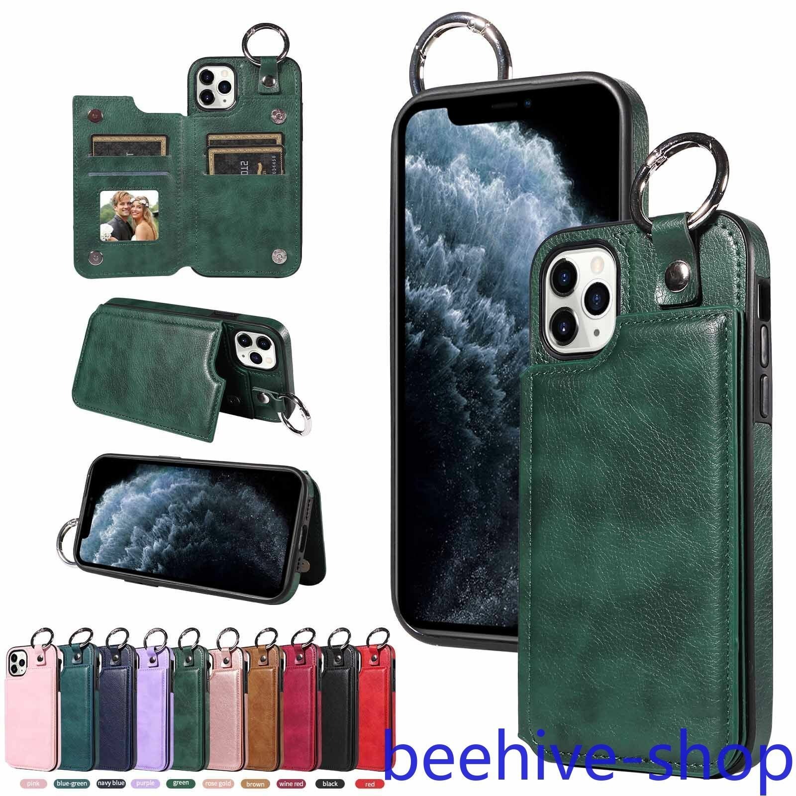 Кожаный чехол для Apple iPhone 11 Pro Max (айфон 11 про макс) с отделением для карты/ Чехол-кошелек для / Кожа высокого качества