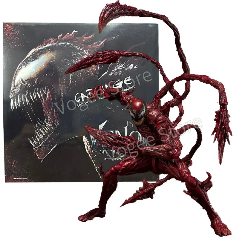 Bandai SHF Venom Carnage Фигурка Бордовый, Carnage