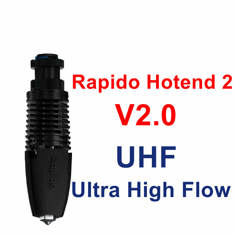 Rapido Hotend 2 UHF Ultra High Flow RAPIDO V2 104NT-4/PT1000 for VORON DDE DDB extruder Ender3 V2 CR10 V3 115W CHC
