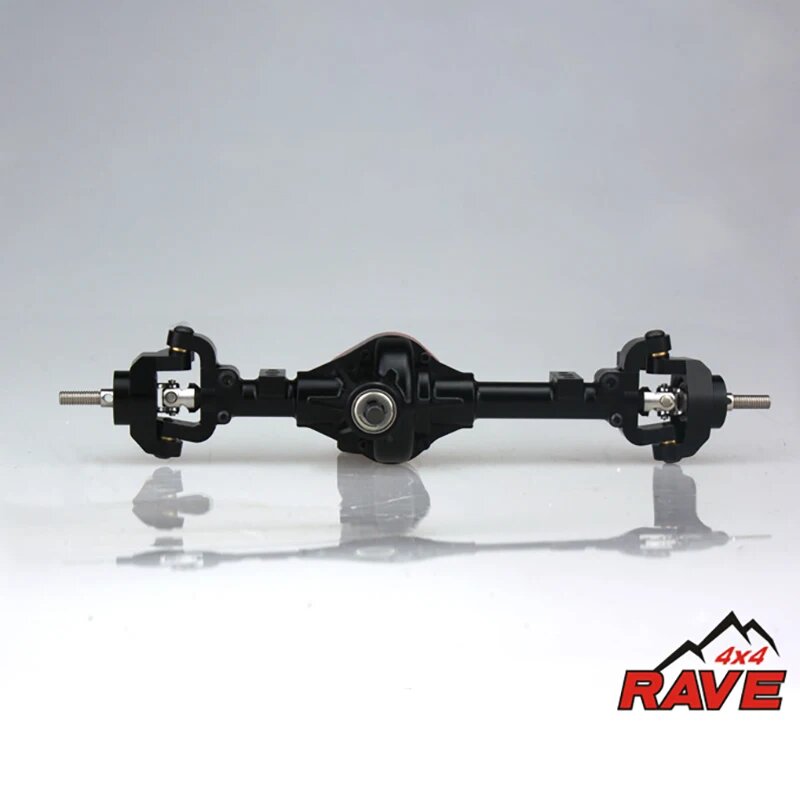 LESU Металлический передний задний мост 1/10 для RAVE Tamiyaya SCX10 D90
