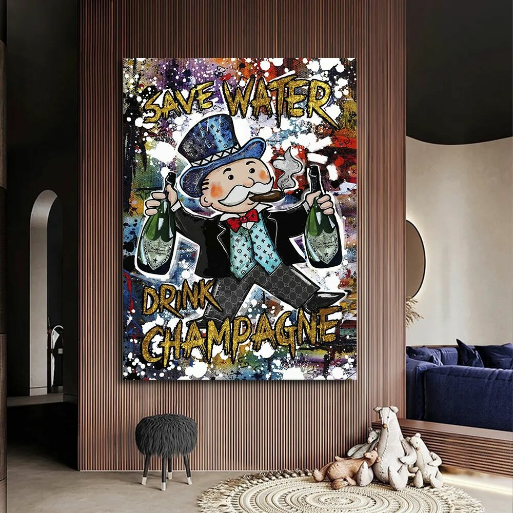 Alec Monopoly / Картина мотивация, постеры в офис, из коллекции "Успех", 40х60 см