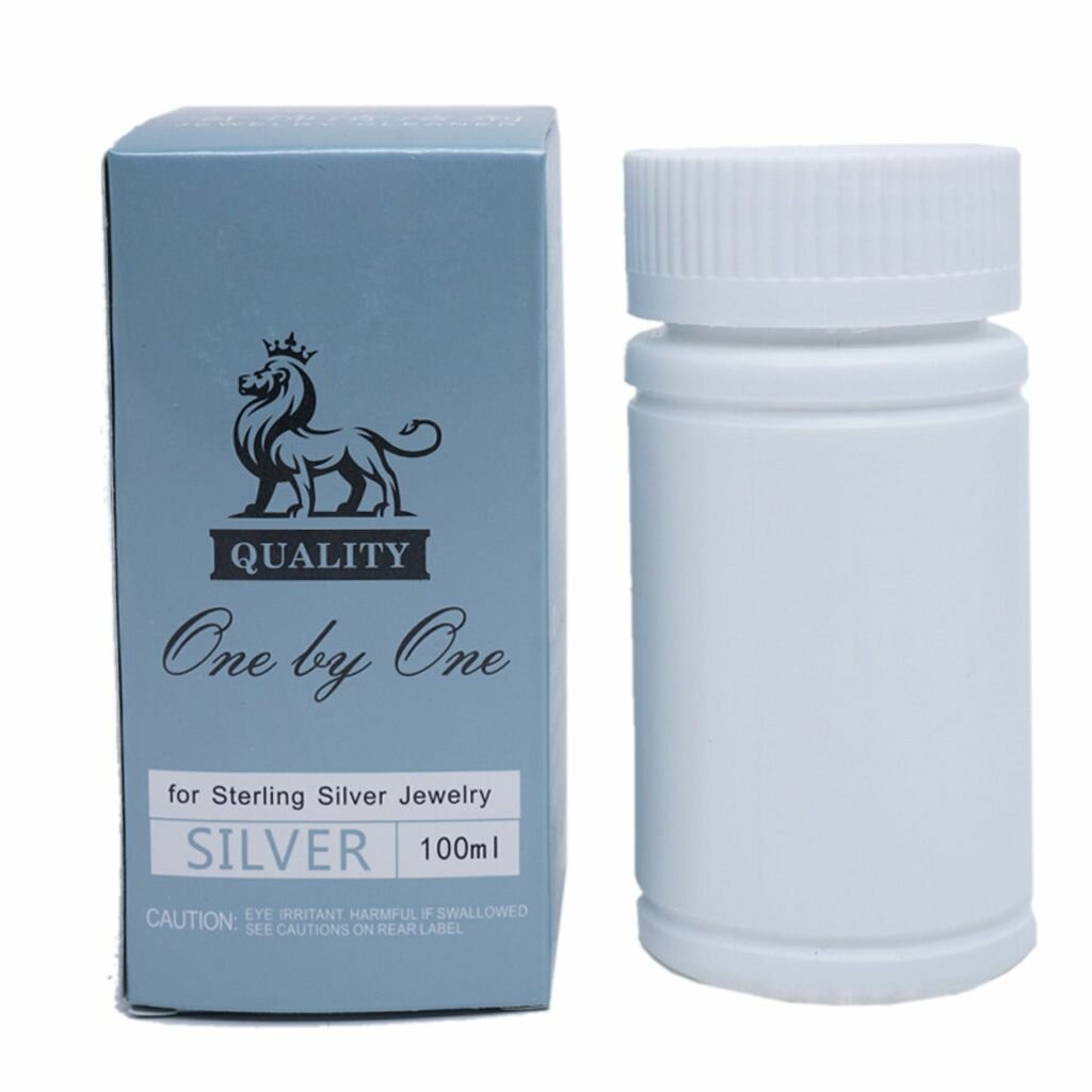 1 бутылка воды для мытья серебра- 100 мл