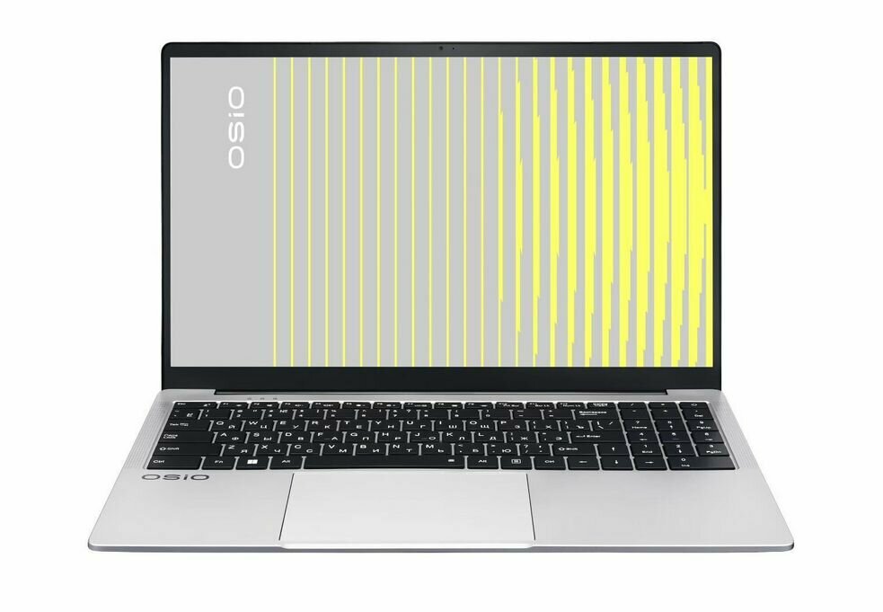 15,6" Ноутбук OSIO FOCUSLINE F150A-004 (F150A-004) серый - 1920x1080, IPS, AMD Ryzen 5 5560U, ядра: 6 x 2,3 ГГц, 16 ГБ, SSD 512 ГБ, AMD Radeon Graphics, Windows 11 Home