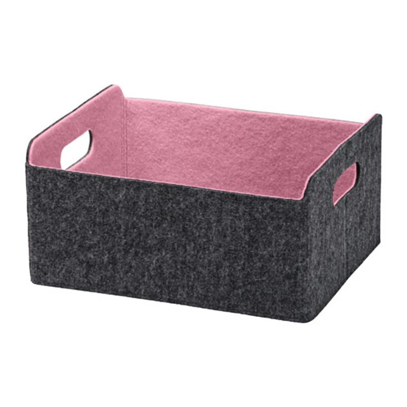 EH-LIFE войлочная корзина для хранения черная серая Розовый, Красный