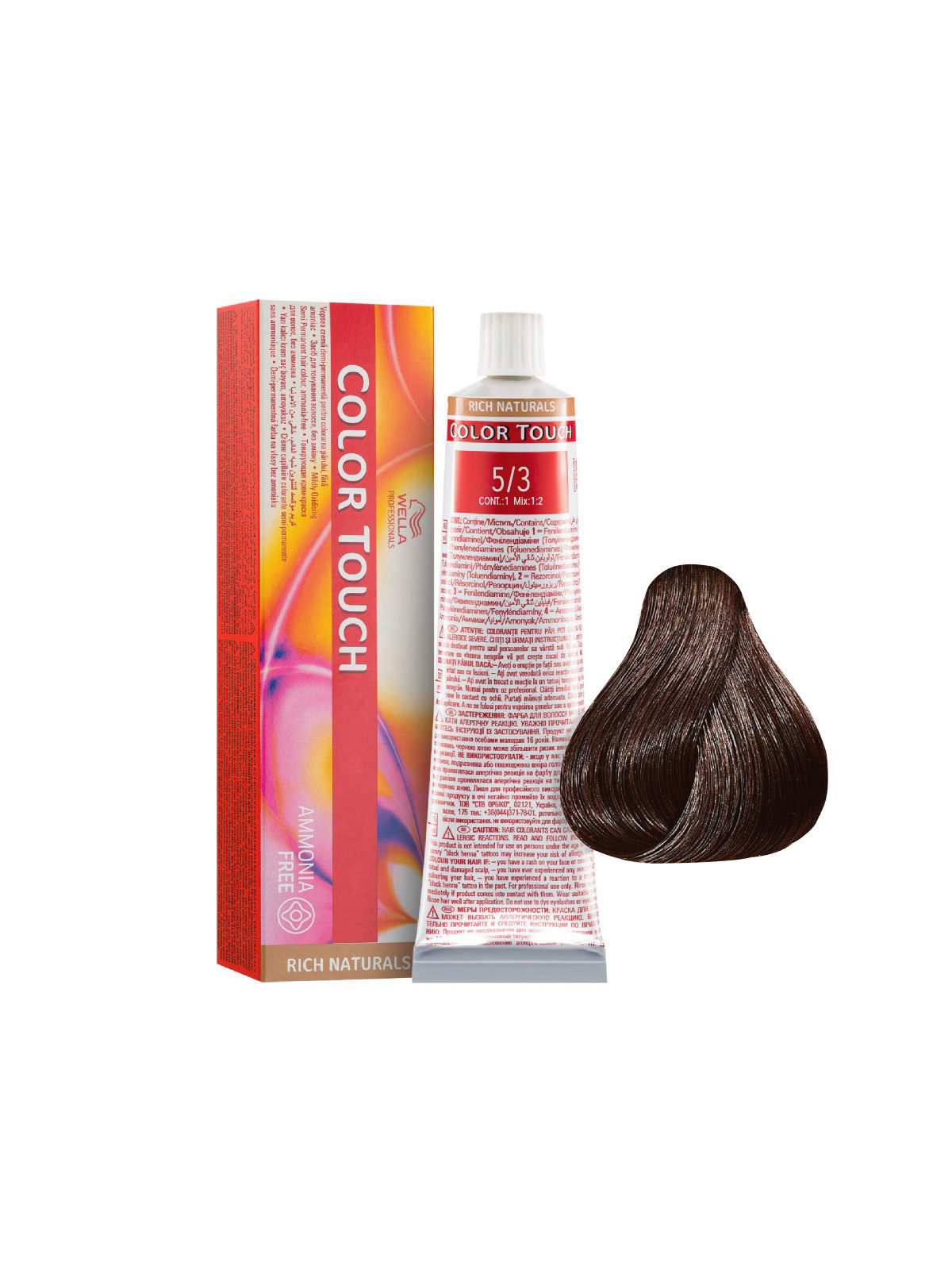 Wella Color Touch 5/3 - Тонирующая краска без аммиака светлый шатен золотистый 60 мл