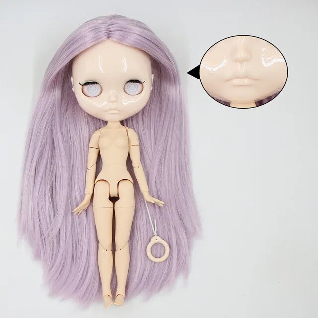 DBS Blythe кукла 1/6 пластиковая белая без макияжа 30 см white skin