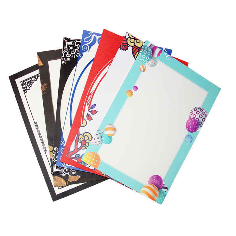 Бордюрный картон Youbei Tong "Художественная роспись", для рисования, 4 пачки по 50 листов