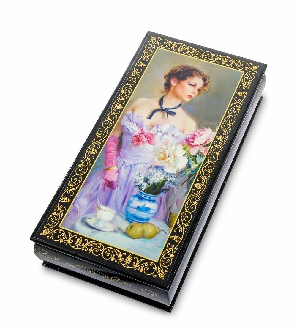 Шкатулка в технике декупаж (11х22х4)