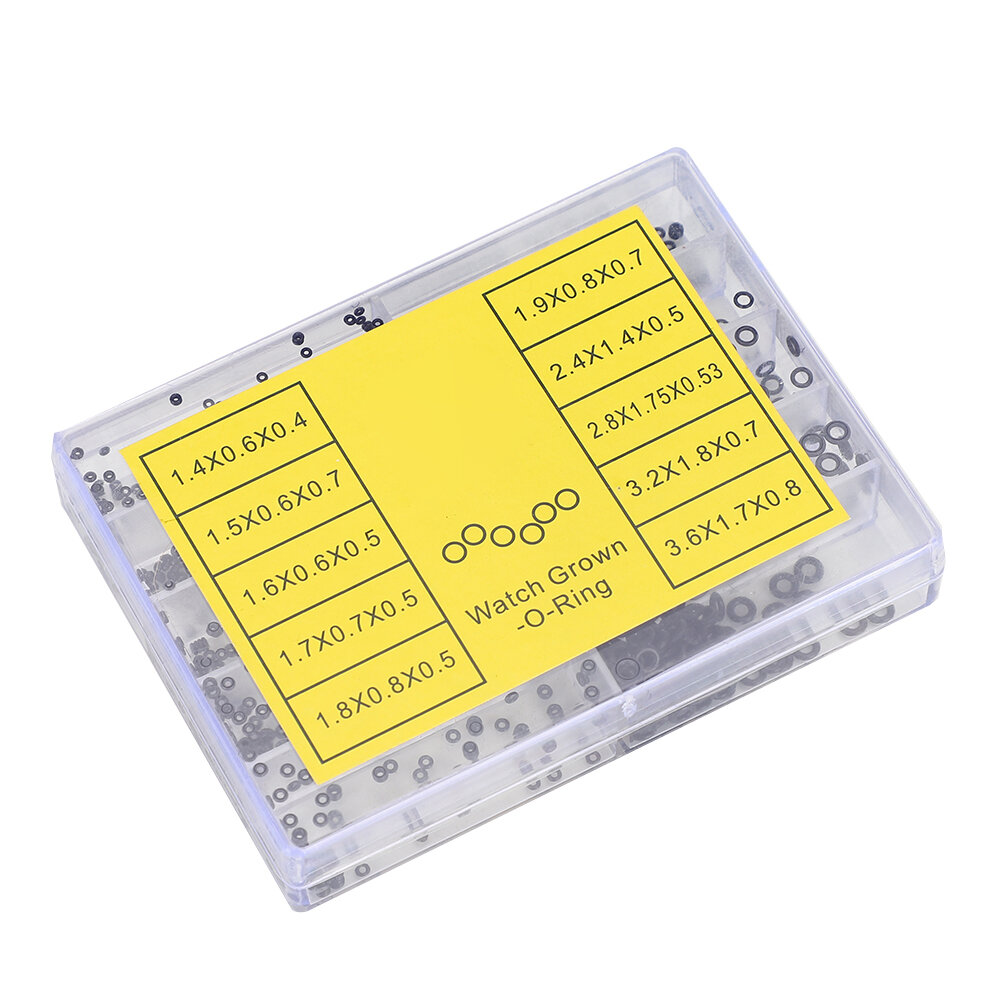 500 шт. водостойкое кольцо для часов, уплотнительное кольцо с короной, водонепроницаемые уплотнения, инструменты для ремонта часов