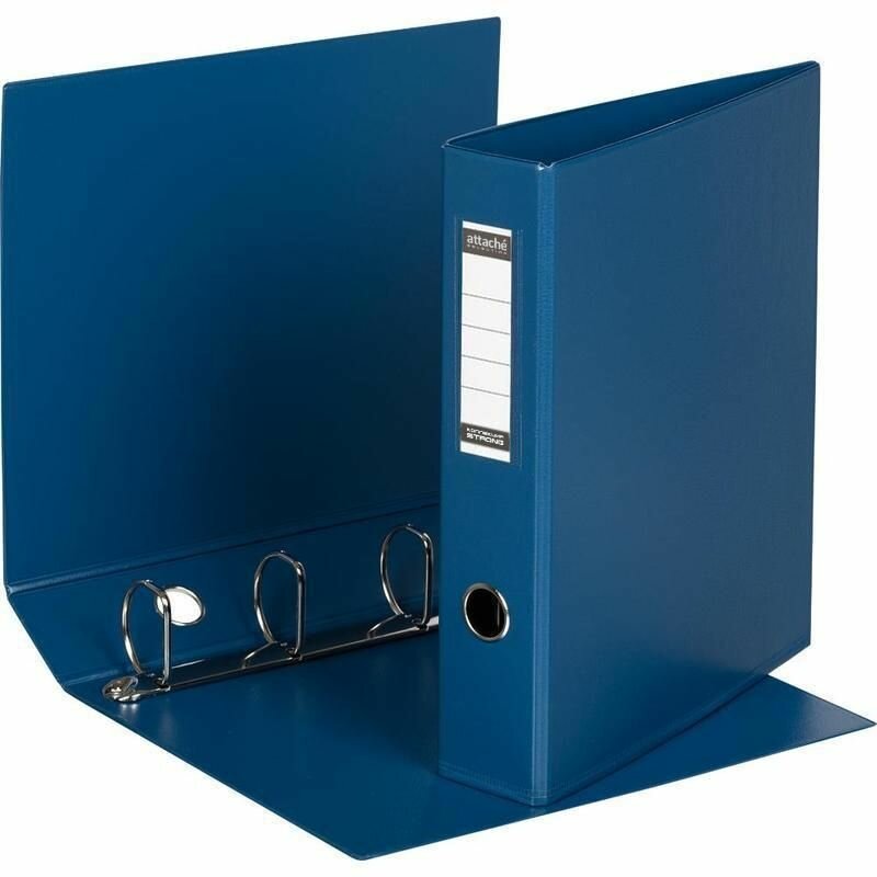 Папка на 4-х кольцах Bantex 60 мм, 1244-01 синий