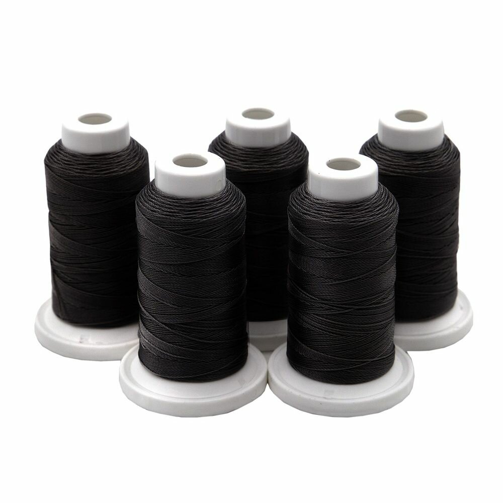 Швейные нитки Astra&Craft Филаментная 137 м, черный, 1 шт (420D/3)