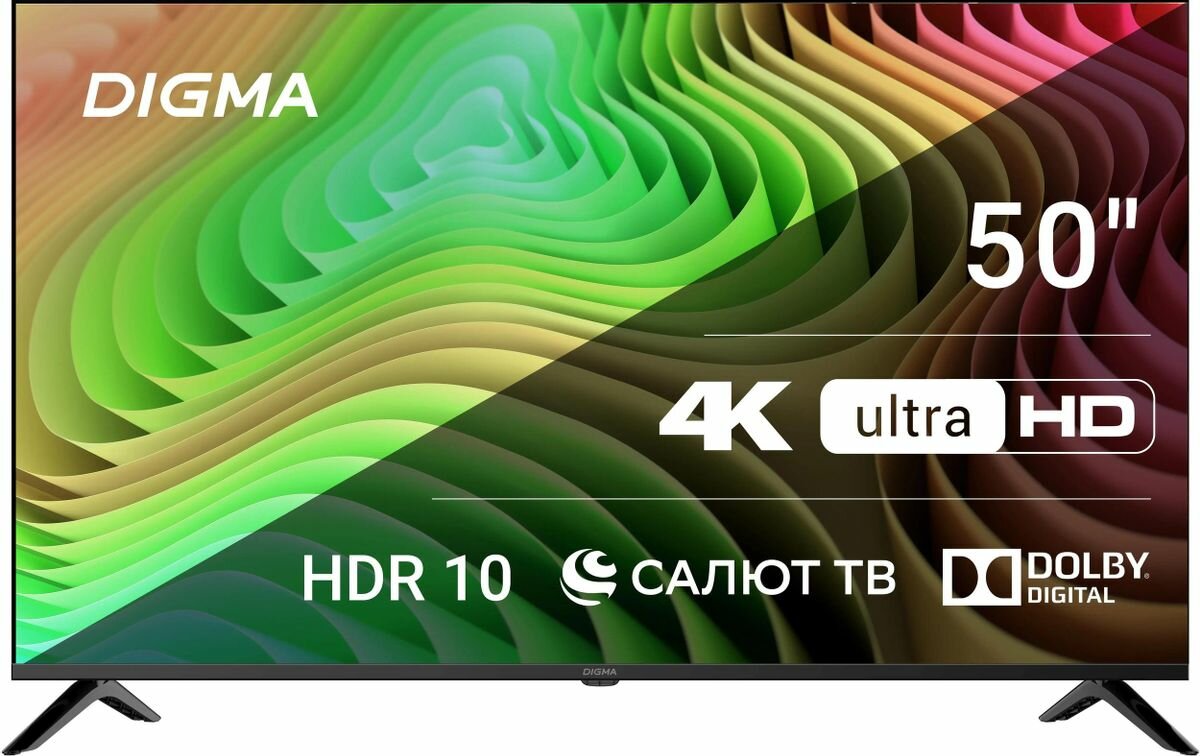 Телевизор Digma DM-LED50UBB40 — фото 1