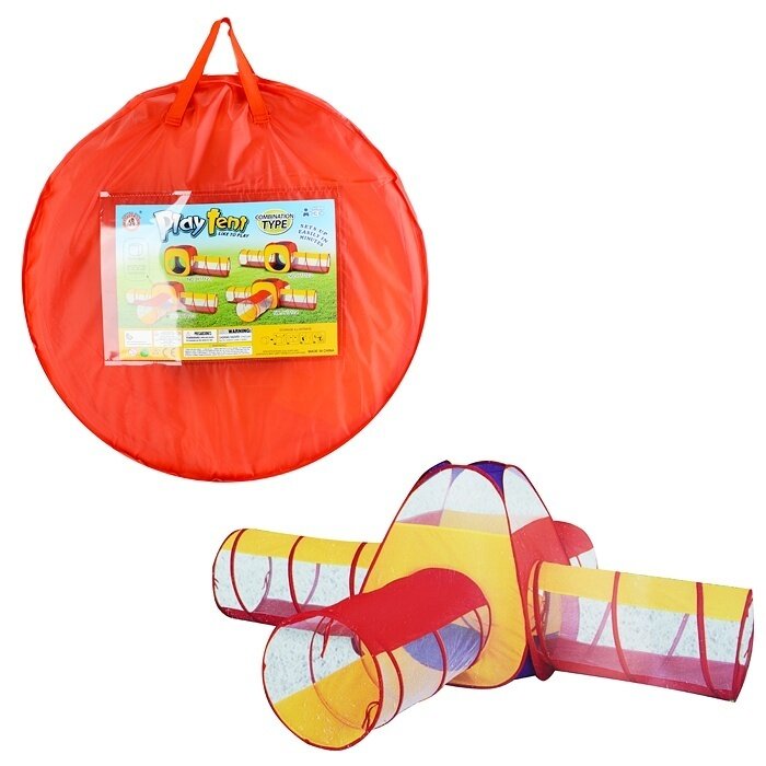 Игровая палатка Oubaoloon 4 тоннеля, в пакете (JY1711-4)