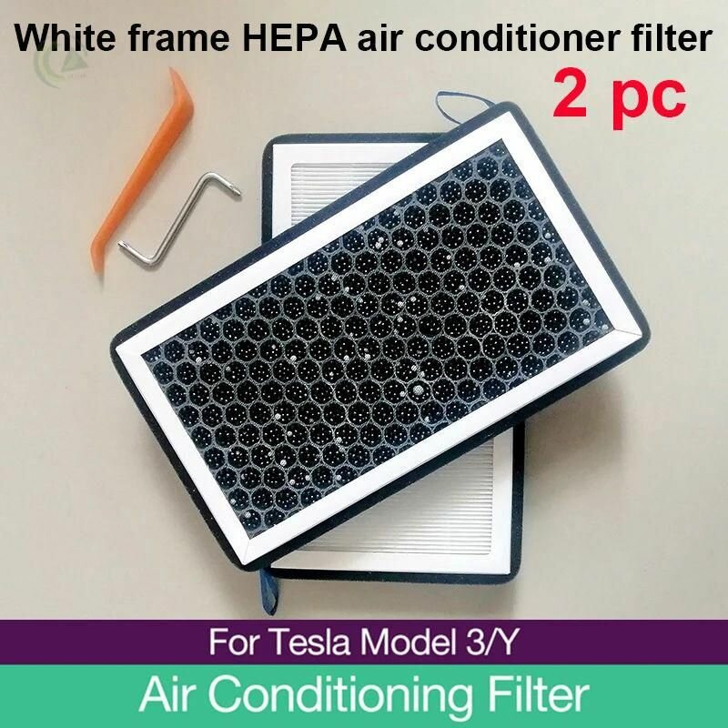Tesla Model 3 Model Y 2022 Высокоэффективный Воздушный Сажевый Фильтр, Набор Из 2 Предметов