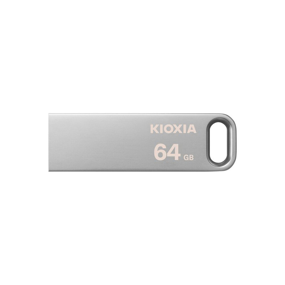 Флеш-накопитель KIOXIA 64GB U366 Metal USB 3.2 100 МБ/с серебристая