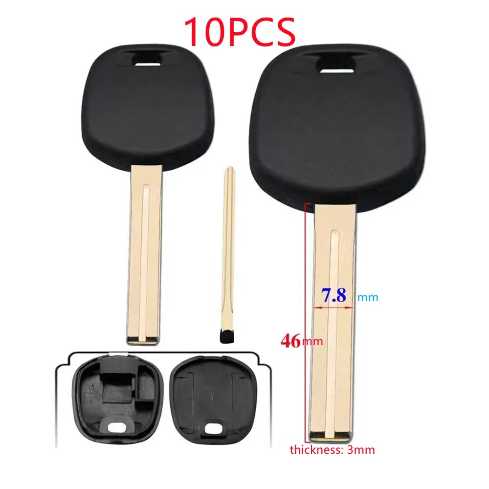10 шт./лот автомобильный транспондер ключ замена корпуса для Toyota Toy48