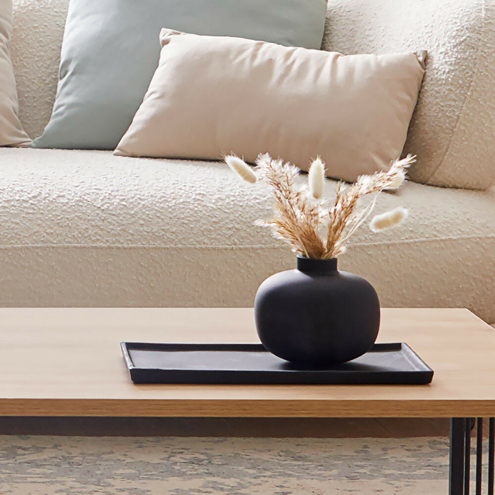 Поднос декоративный EGLO SAVANT 427061, алюминий, черный