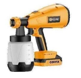 Краскопульт аккумуляторный CF-CSG004, 20 вольт напряжение аккумулятора, 1000 мл - объем резервуара, максимальная производительность: 700 мл/мин, сопла: 1,8/2,6 мм