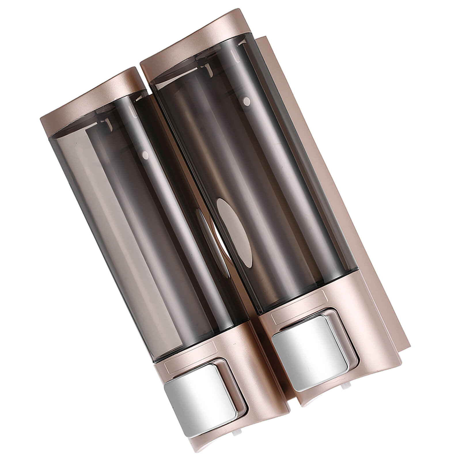 Ручная диспенсер для мыла для мыла двойной жидкий шампунь для душа.