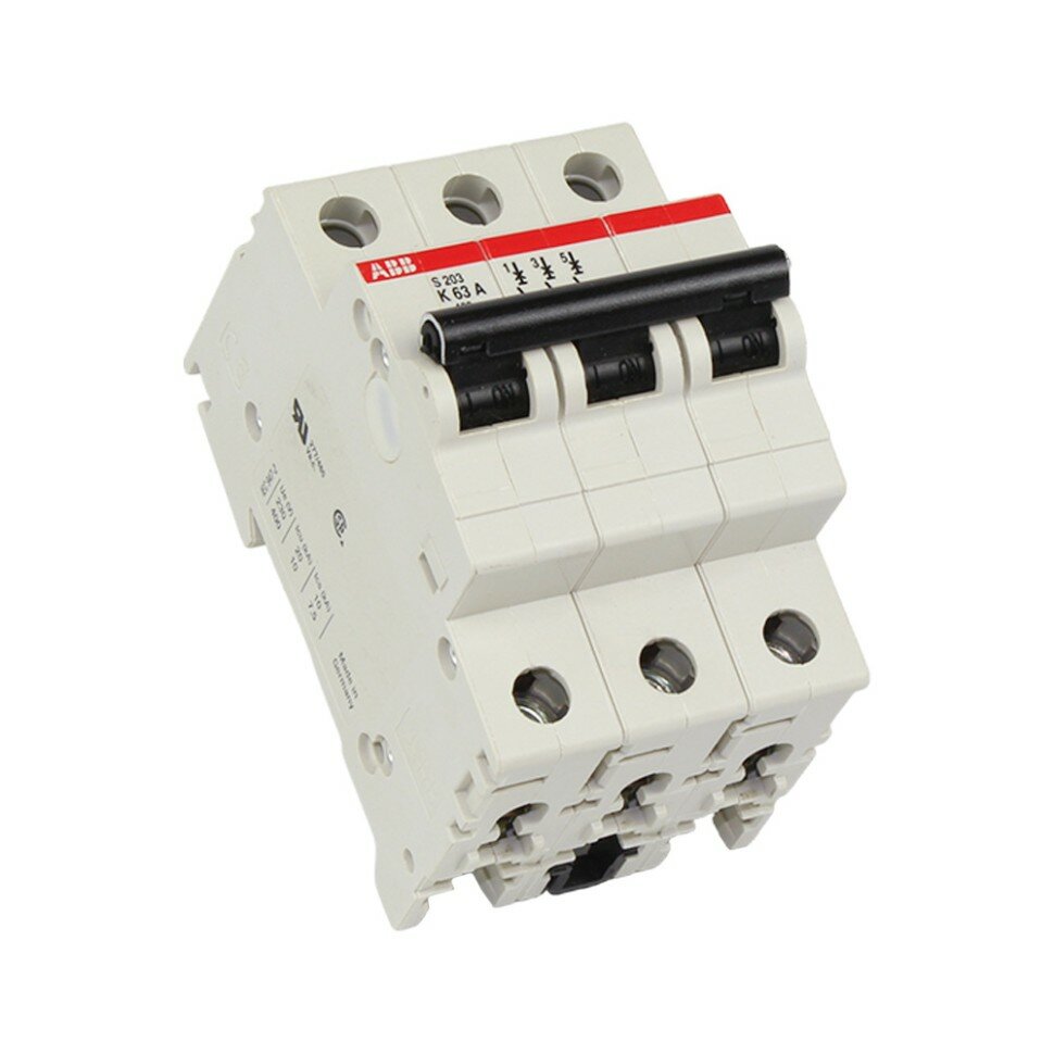 ABB S203 K63 2CDS253001R0607 3P 63A (K) kA Автоматический выключатель