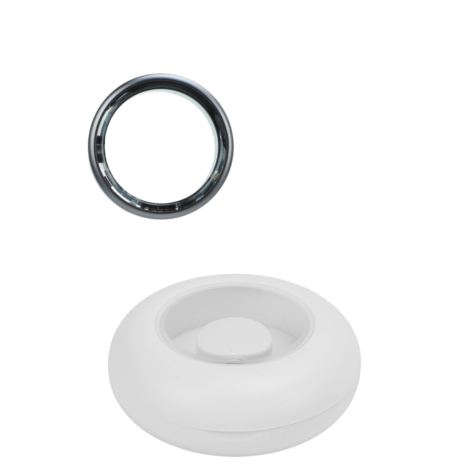 Фитнес-трекер Smart Ring с несколькими режимами для разных видов спорта, водонепроницаемый, управление жестами и камерой, ультратонкий, с зарядным чехлом, подходит для мужчин и женщин, черный, тип 12.