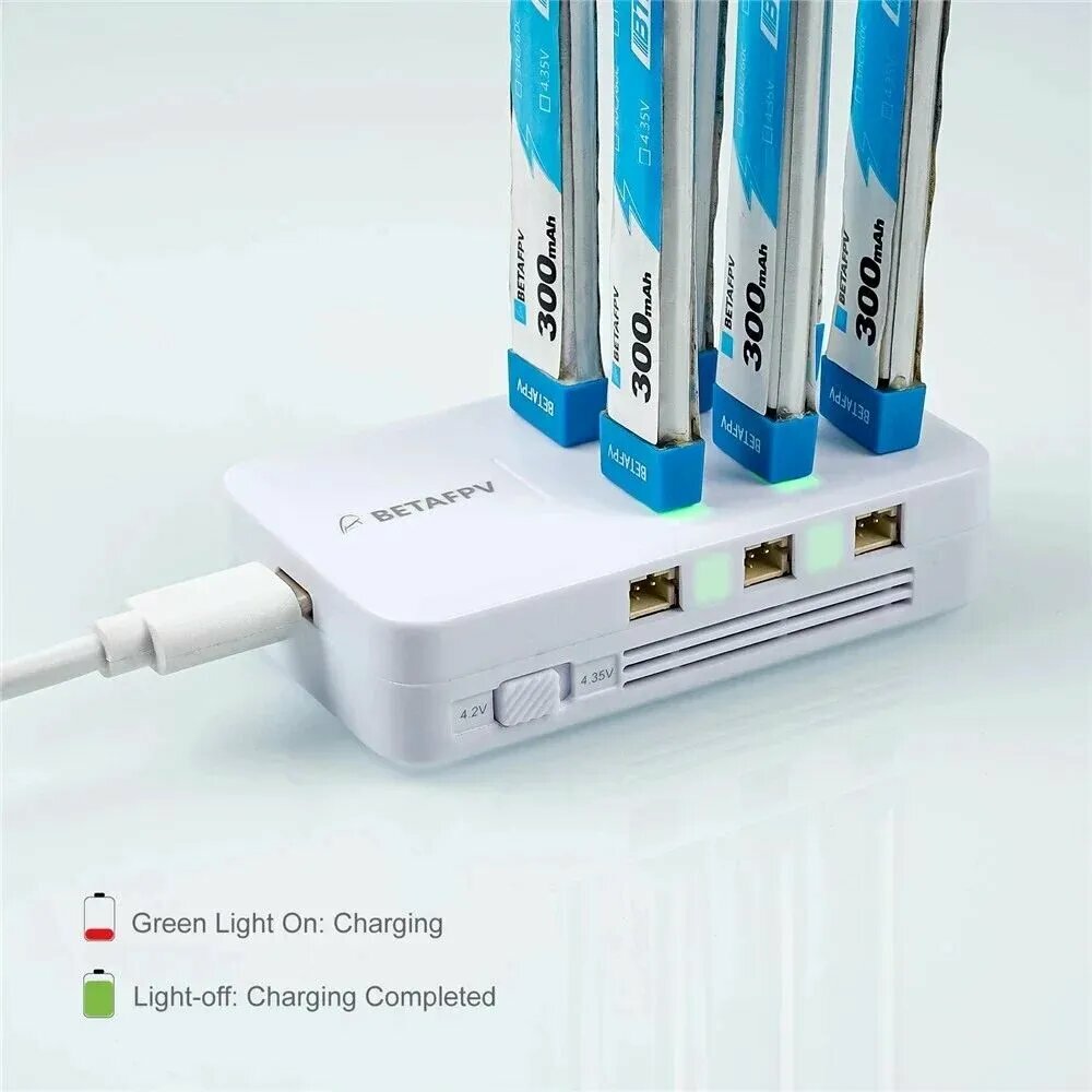 Зарядное устройство с 6 портами, 1S, зарядное устройство Lipo-Battery Type-C BT2.0 и PH2.0