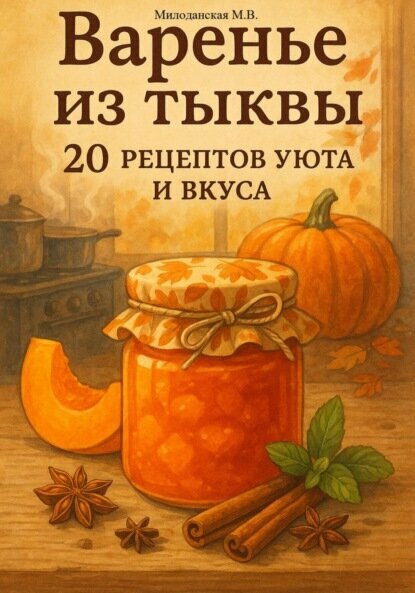 Варенье из тыквы: 20 рецептов уюта и вкуса [Цифровая книга]