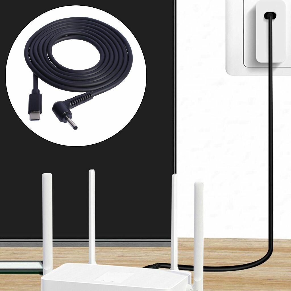 Кабель USB-C для зарядки роутеров, светодиодов, вентиляторов