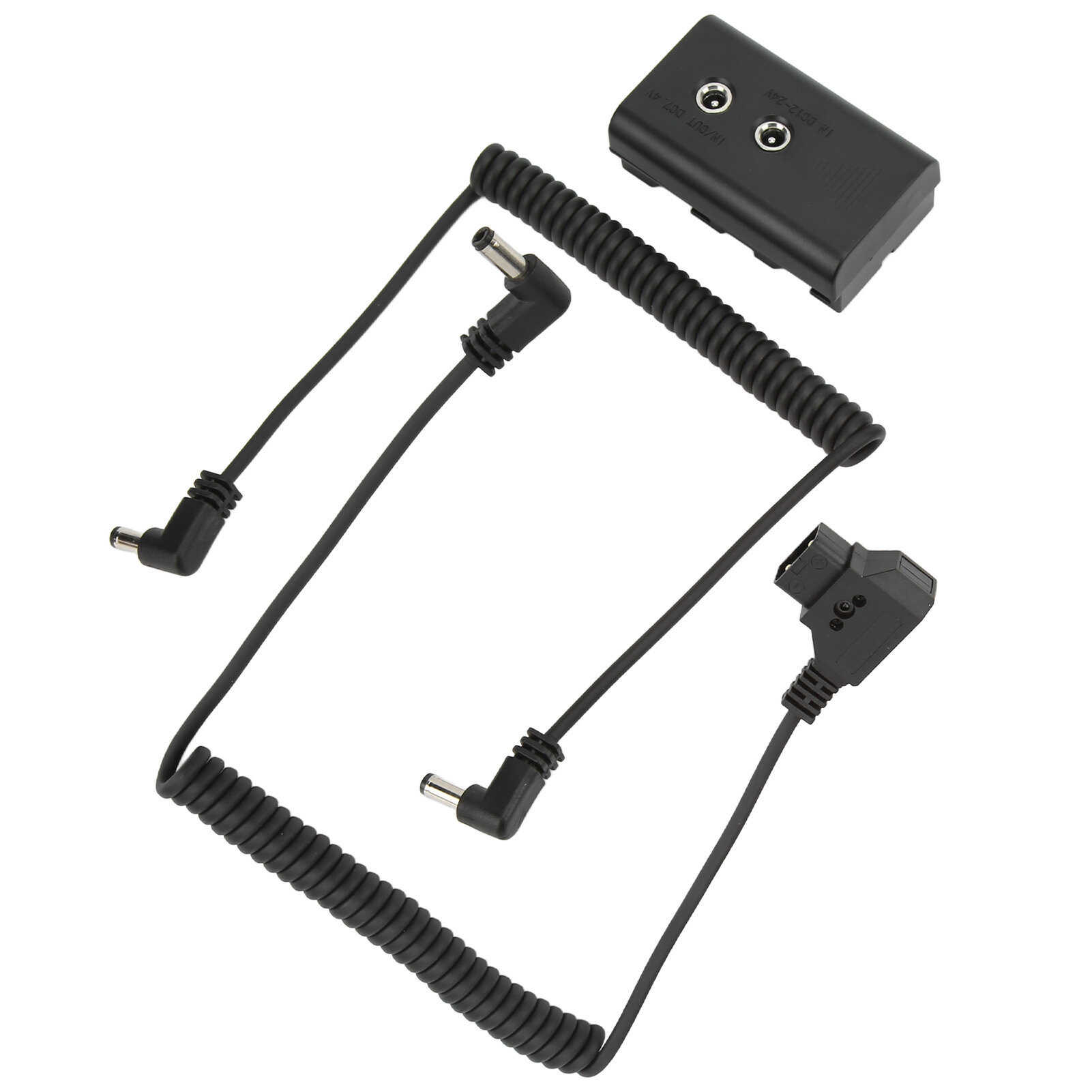 Имитатор батареи, внешний источник питания с кабелем DTAP DC Bend Wire для камер Sony NPF550 NPF570 NPF970.