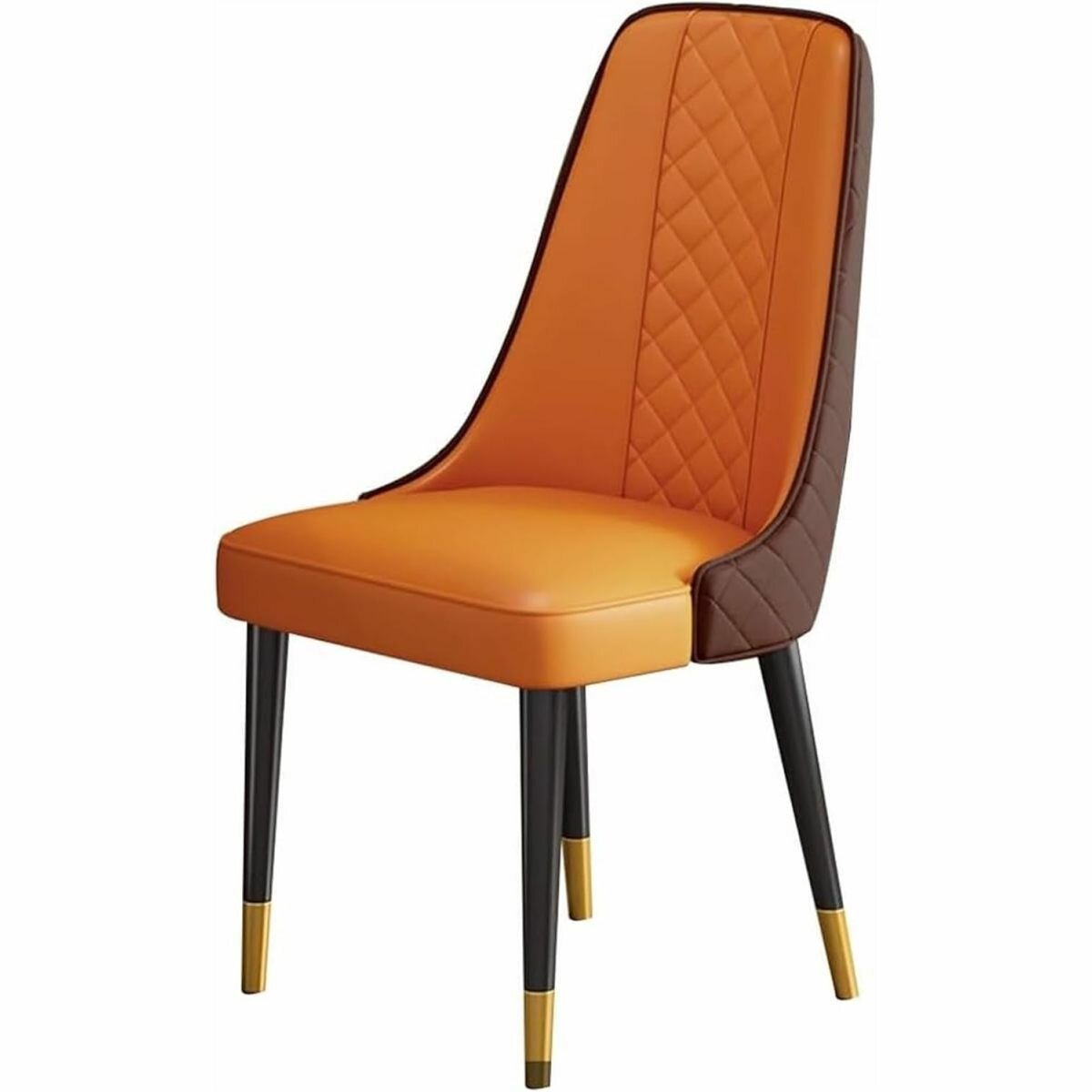 Обеденный стул с высокой спинкой и мягким сиденьем