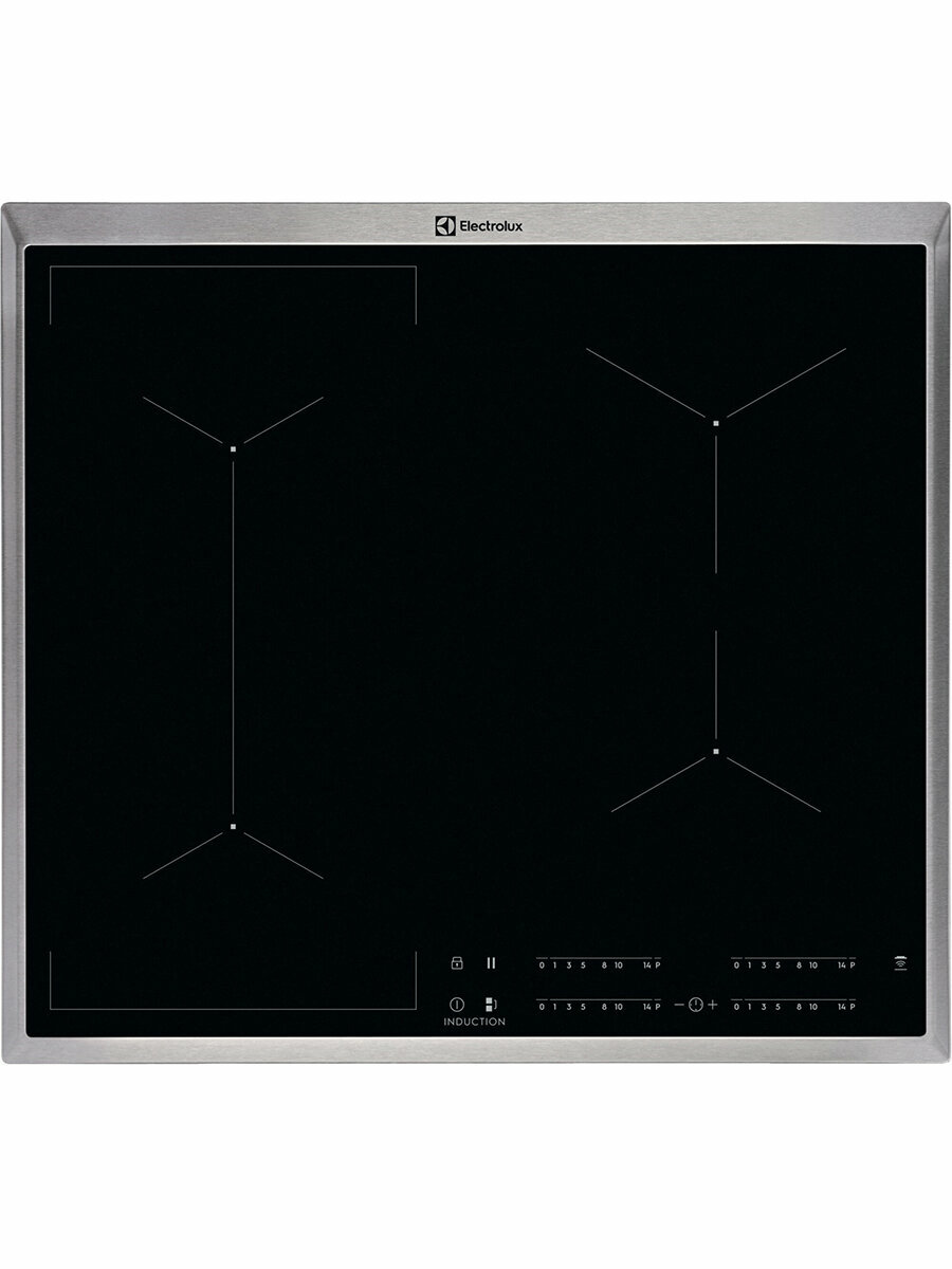 Встраиваемая индукционная панель ELECTROLUX EIV6340X, официальная гарантия