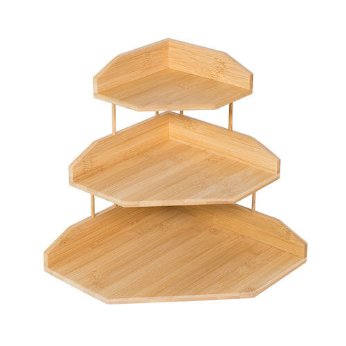 Creative Multi Layers DIY Desk Organizer Eco Natural Bamboo Sundries Коробка для хранения Кухонный держатель для хранения Угольная стойка для хранения