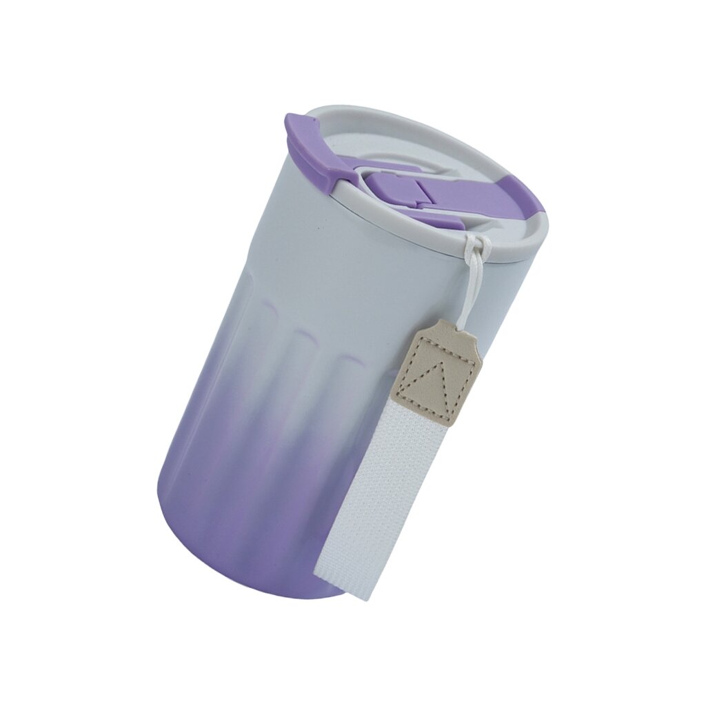 Кофейная кружка с двойным отверстием, 304 нержавеющая сталь, с ручкой