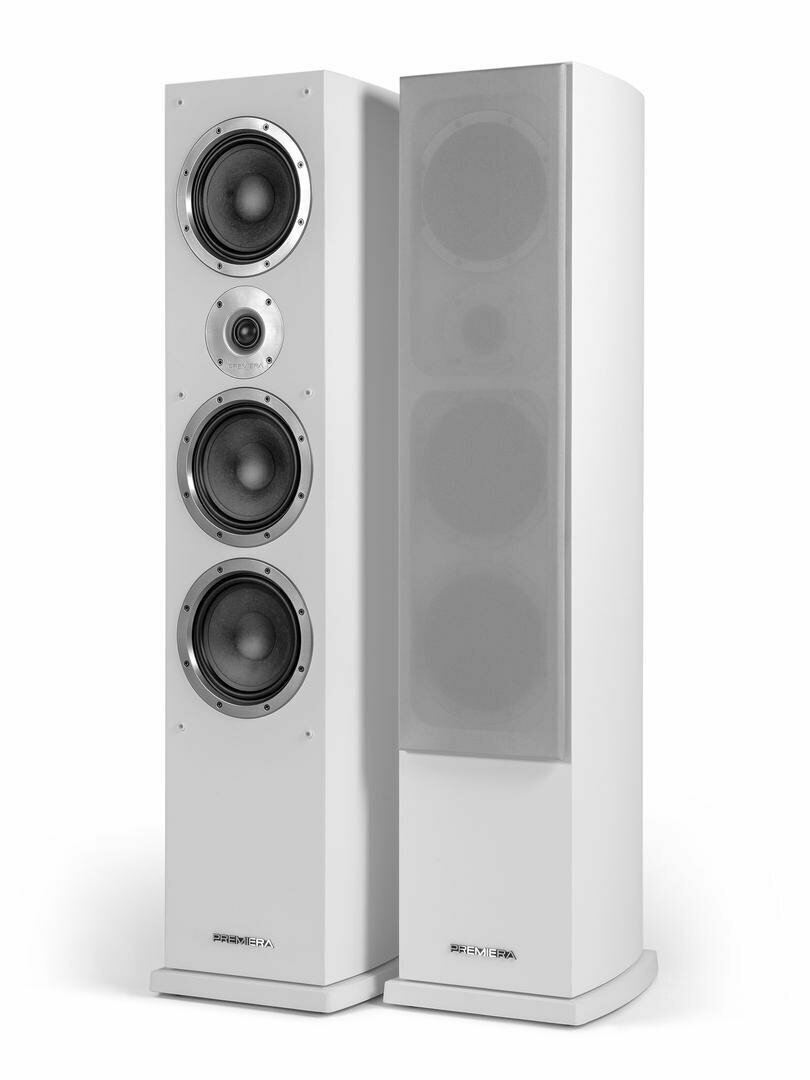 Акустическая система Premiera DELTA DS-631 WT, напольная Hi-Fi пара, мощность 125 Вт, White