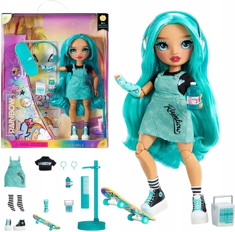 Кукла Rainbow High New Friends Blu Brooks Блу Брукс, 28 см. 501916