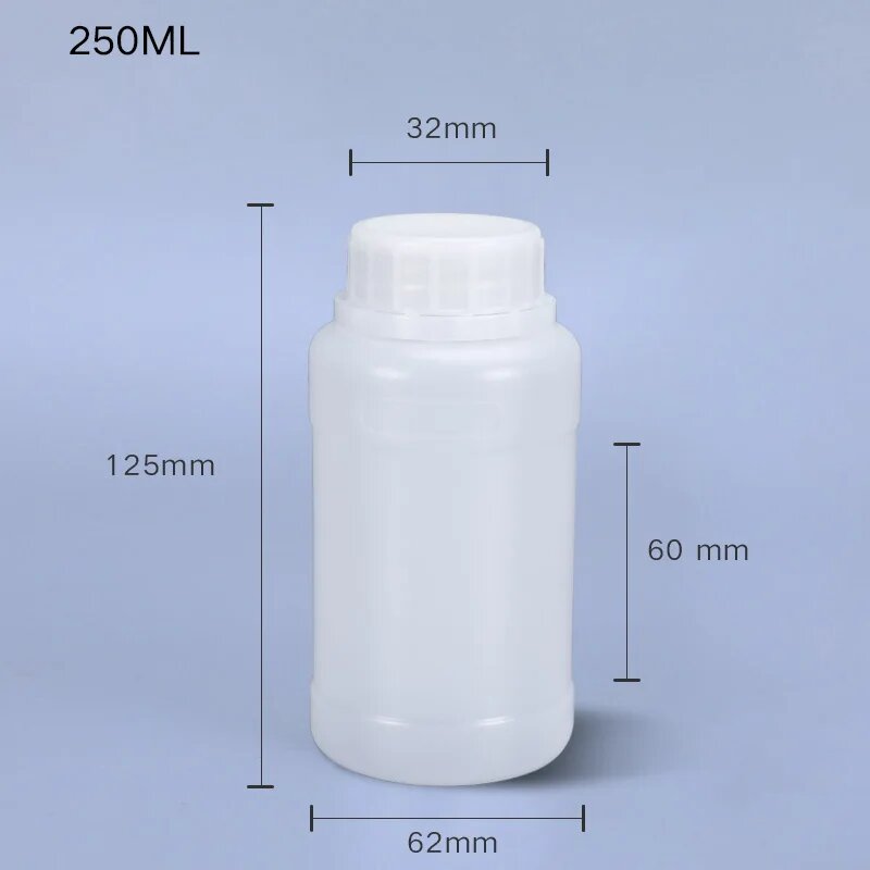 Пластиковые бутылки HDPE 100-1000 мл 250ml translucent