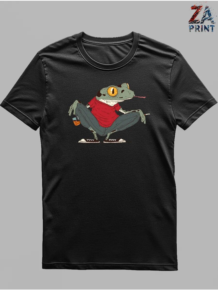 Футболка классическая с лягушка