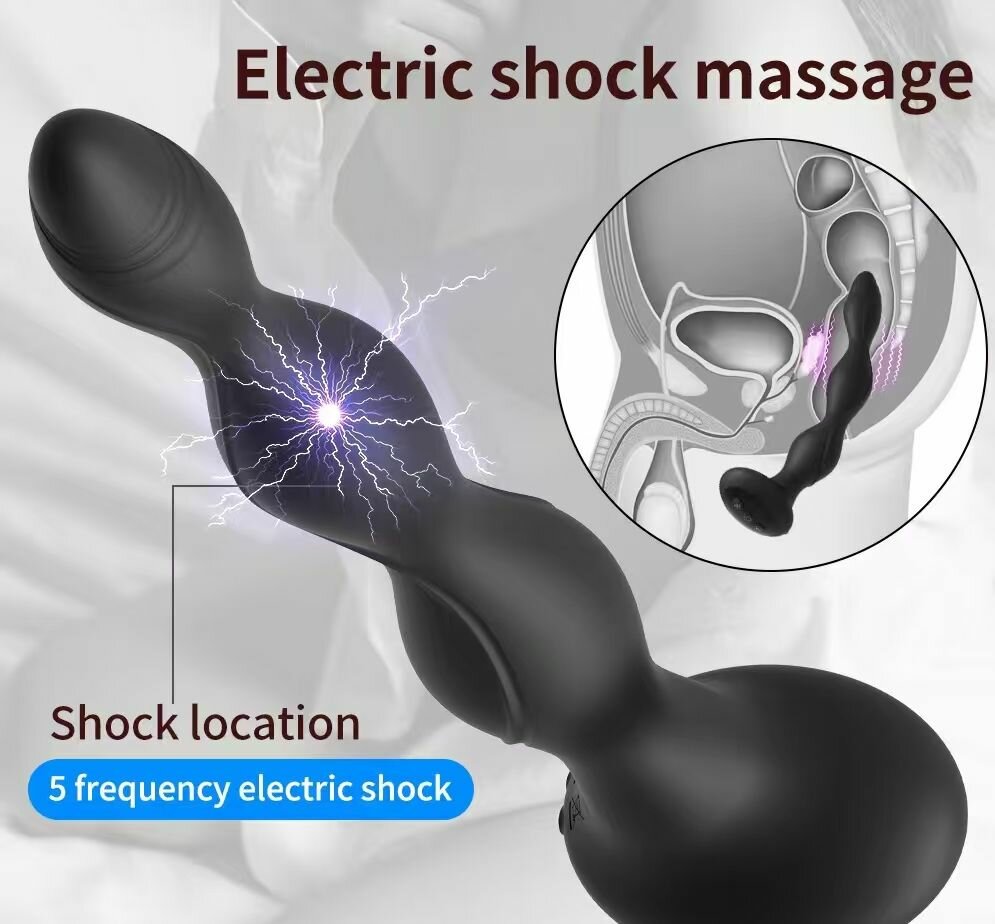 Массажер простаты для мужчин с вибрацией SHELEVAR анальный стимулятор с электростимуляцией и подогревом, мужской вибратор со стимуляцией током, расширитель для анала, секс игрушка для взрослых 18+