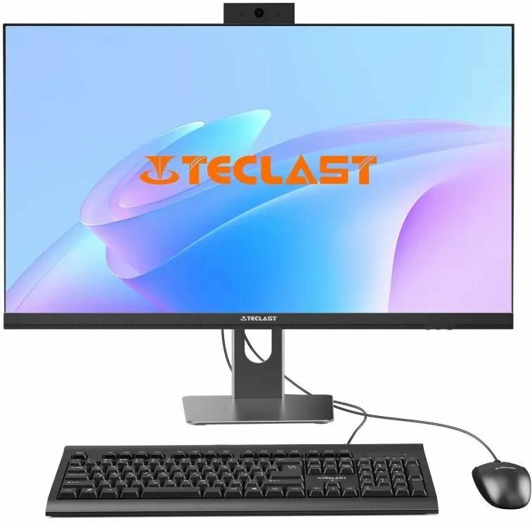 23.8" Моноблок TECLAST T24 Air Full HD, Intel Core Ultra 5 225, 16ГБ DDR5, 512ГБ SSD, Windows 11 Pro, черный T24 AIR 22516G512FKRU