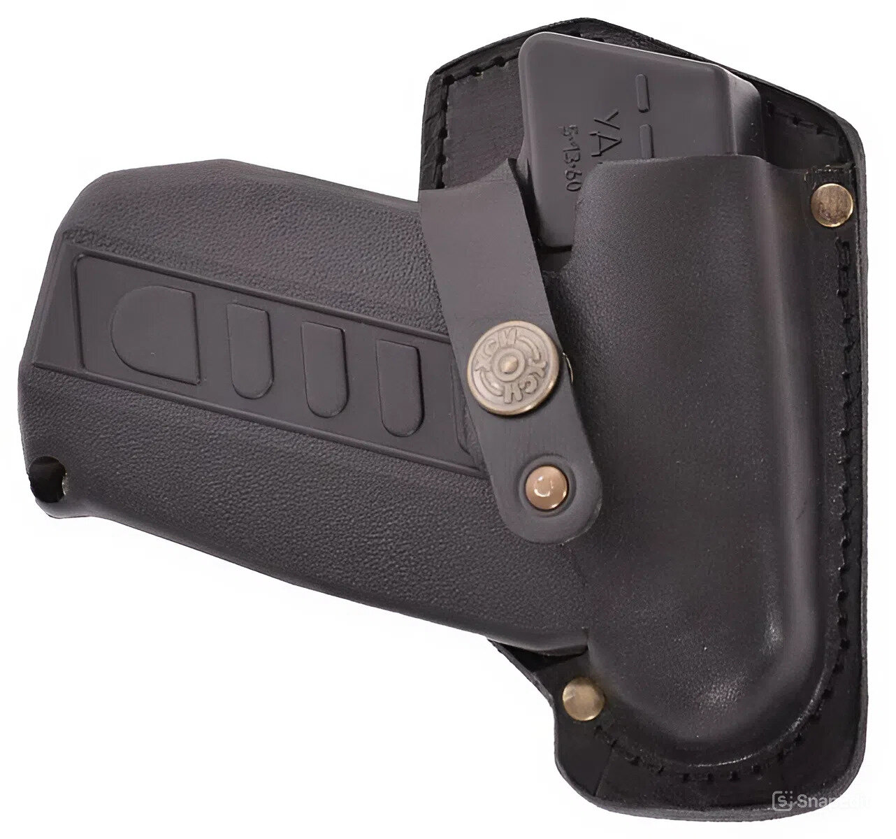 Кобура под удар поясная ХСН, скрытого ношения, натуральная кожа, цвет черный