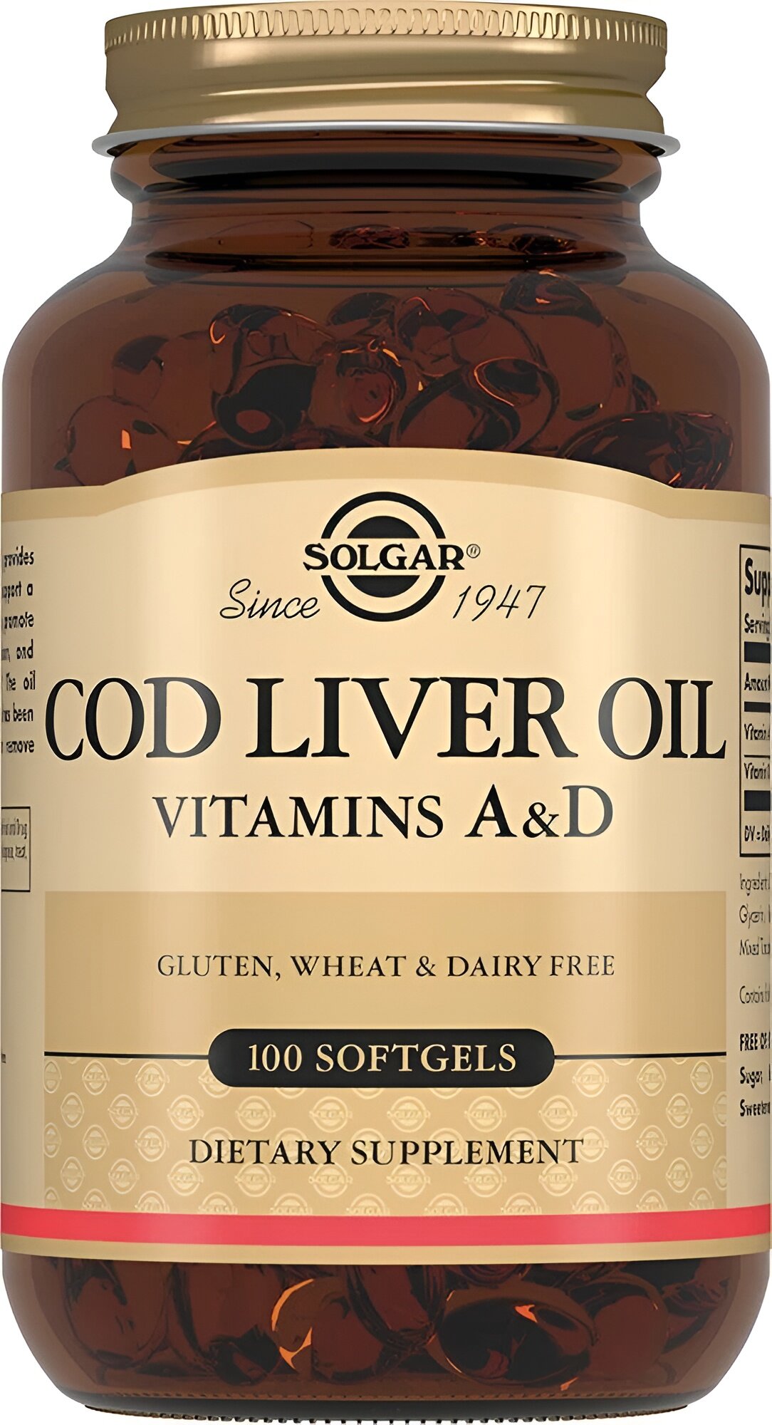 Солгар Жир из печени норвежской трески капсулы 100 шт