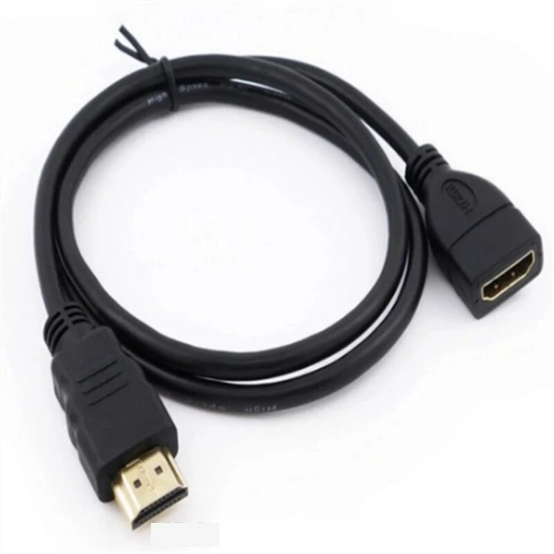 HDMI кабель удлинитель папа-мама 1.4 30cm