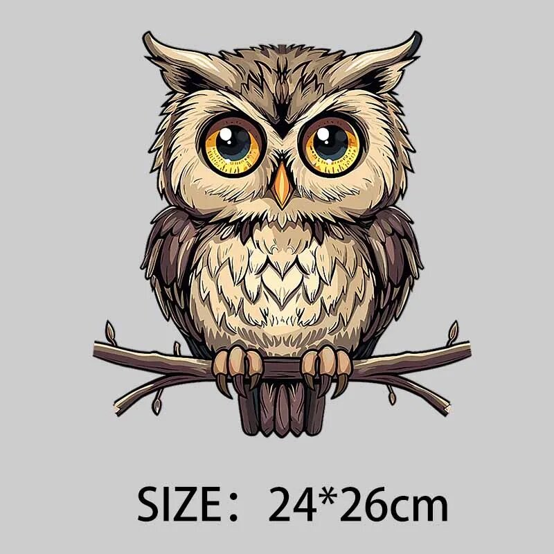 Нашивка DACHENG COCO с совой 24см*26см PP70-(14)