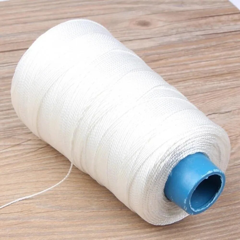 Нейлоновая вощёная нить Белый 300 м, Цвет: 1 pcs2