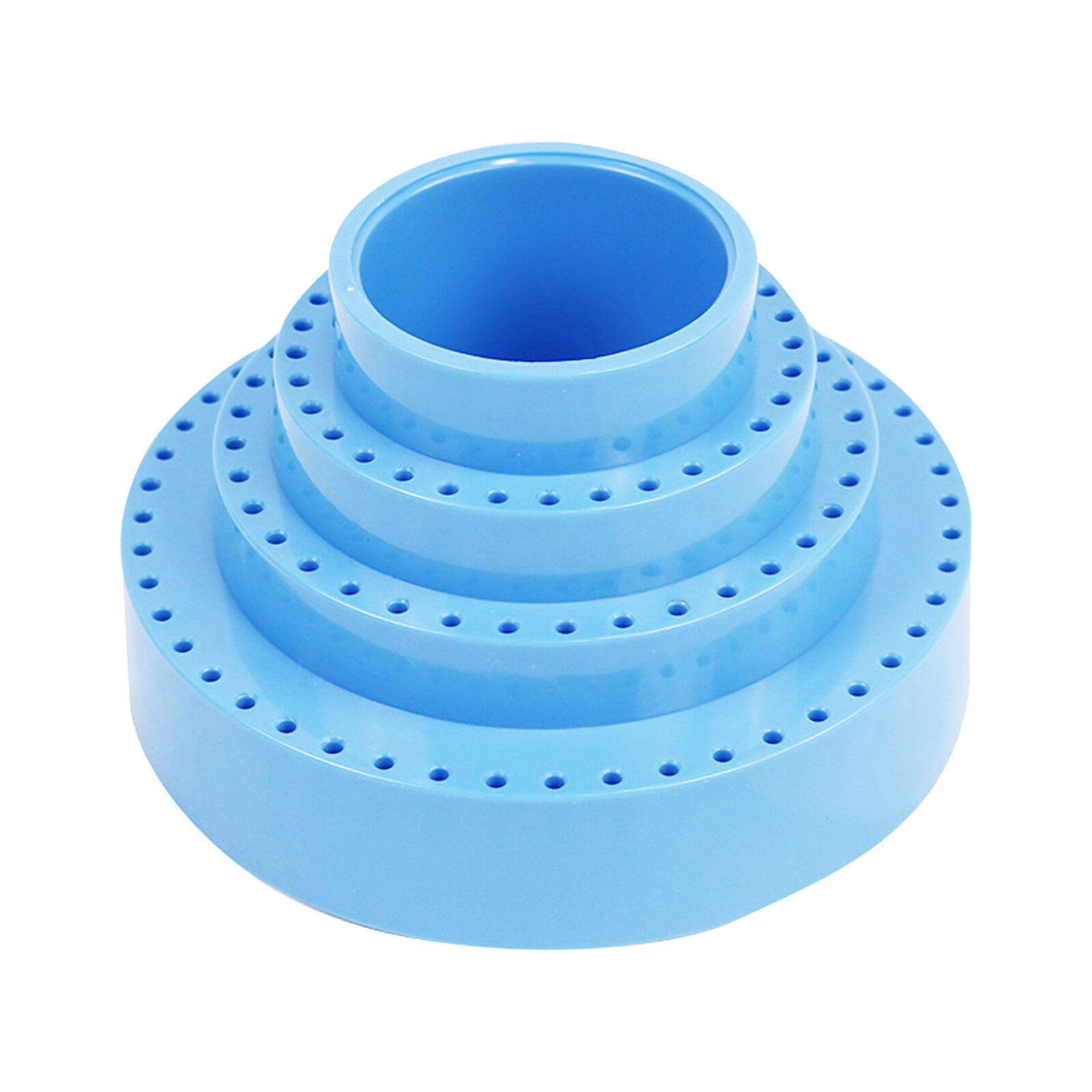 Rotary Tool Bit Holder Bur Holder Polishing Grinding Wheel Head Storage Box 116 Holes Bit Bur Organizer 360 Degree Rotating Grey Dark Green Yellow Light Green Blue 2.35-3mm 65mm 80mm 12mm 168*105mm 320g Engineering Plastics