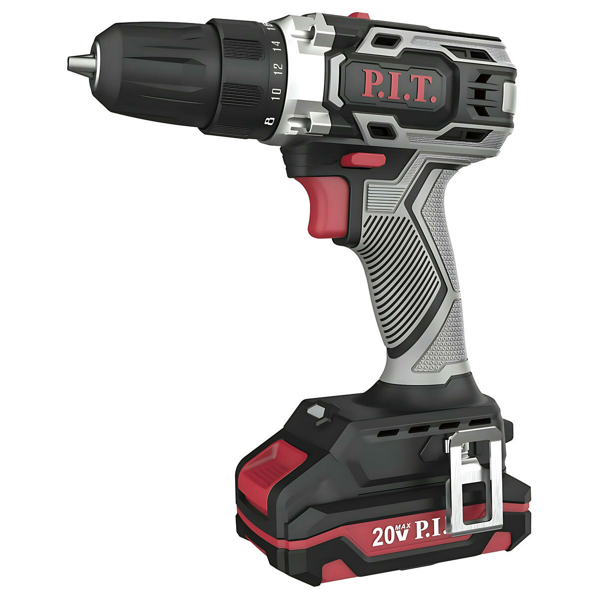 Дрель аккумуляторная ударная P.I.T. PBM20H-10B/1