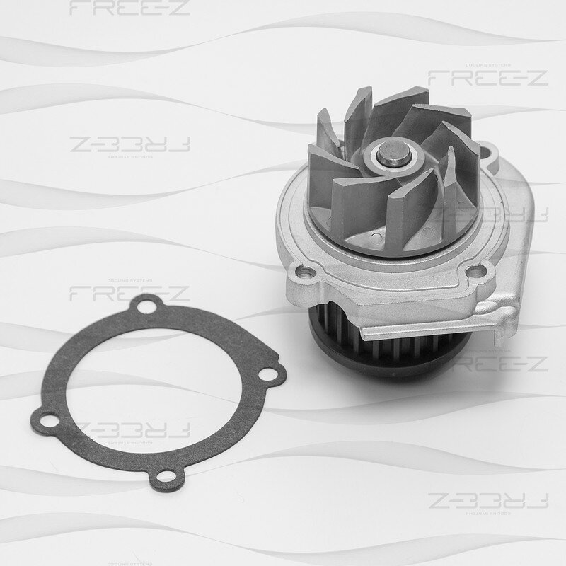 Насос водяной FREE-Z ALFA ROMEO Giulietta, Mito 08->, FIAT 500, Brava, Bravo, Doblo, Idea, Linea, Panda, Punto, Stilo 97-> (KP0202)