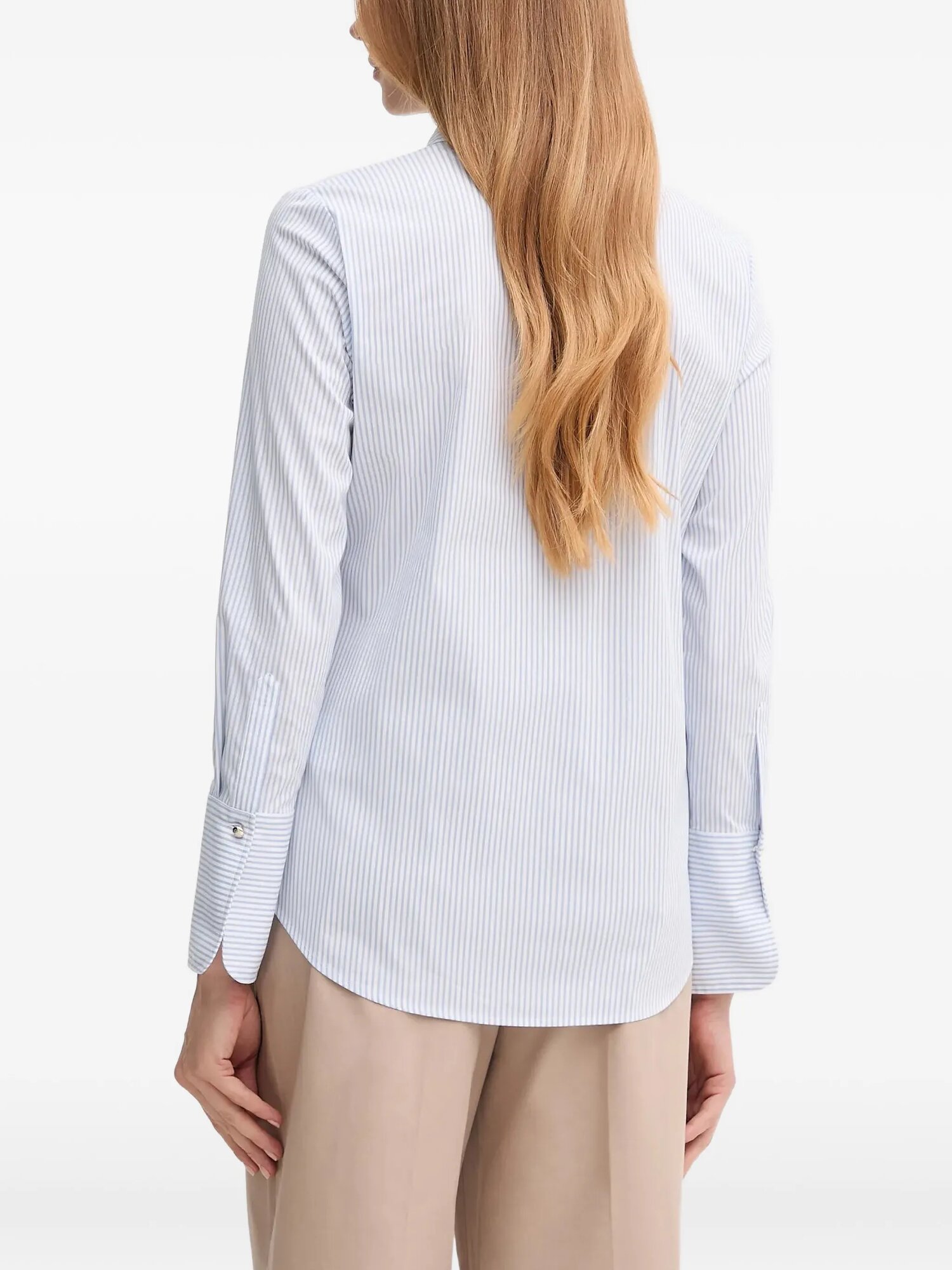Рубашка JOOP! Striped shirt, размер 46, бежевый/белый — фото 1