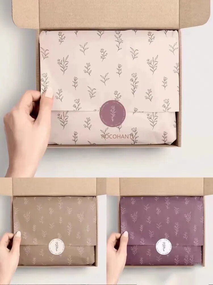 Подарочная бумага с логотипом 100 шт. Printing LOGO, 54x78cm